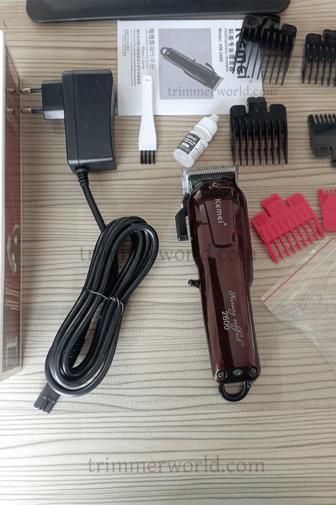 Kemei KM-2600 Hair and Beard Trimmer - AC-DC