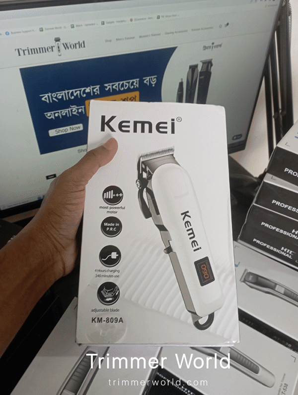 Kemei KM-809A Electric Hair and Beard Trimmer